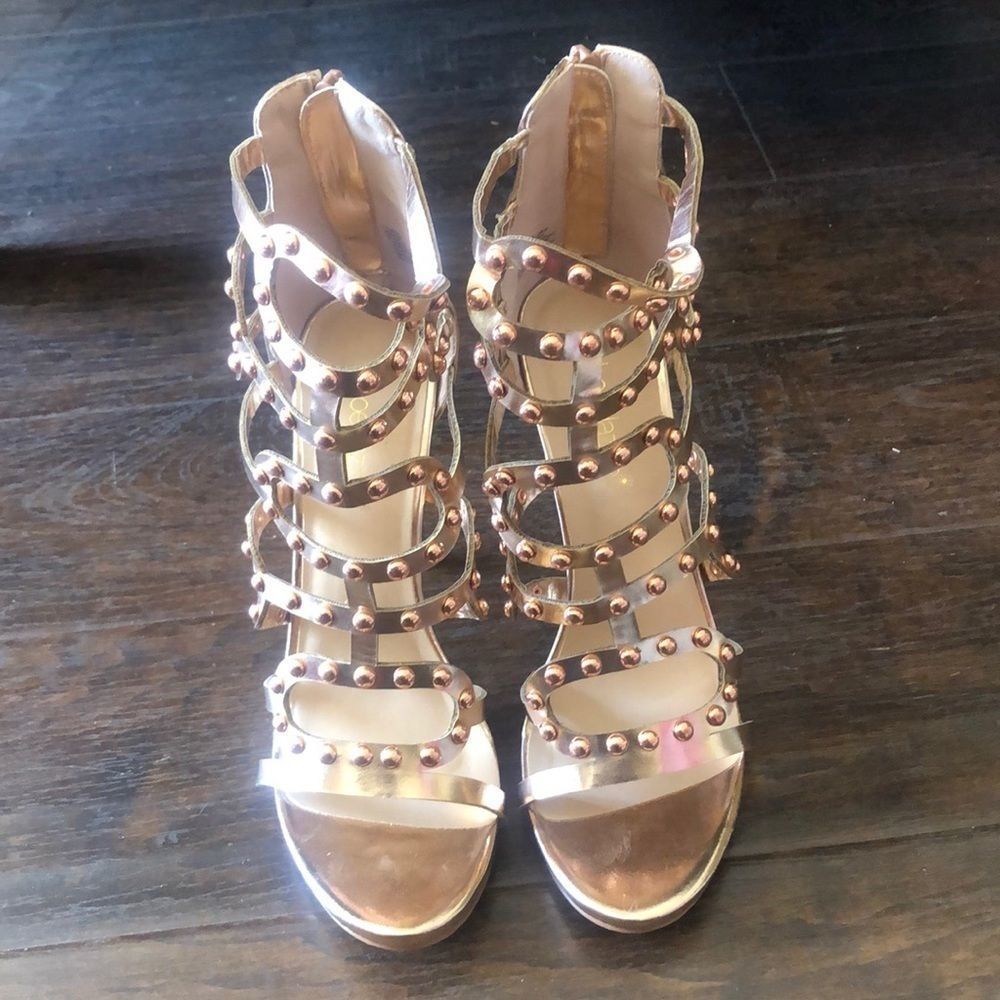 Rose Gold Sandal - Gem